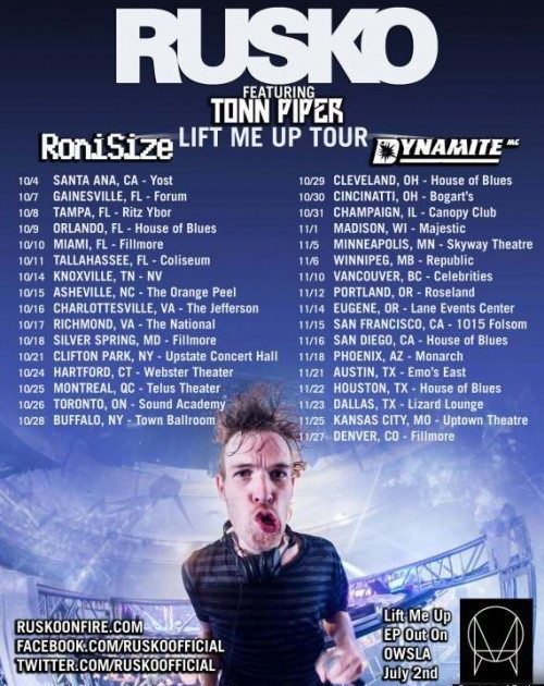 Rusko Releases New EP - "Lift Me Up"