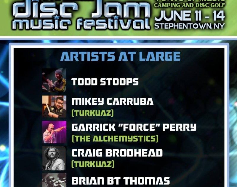 Todd Stoops, Turkuaz Members Announced As Disc Jam's 'Artists-At-Large'