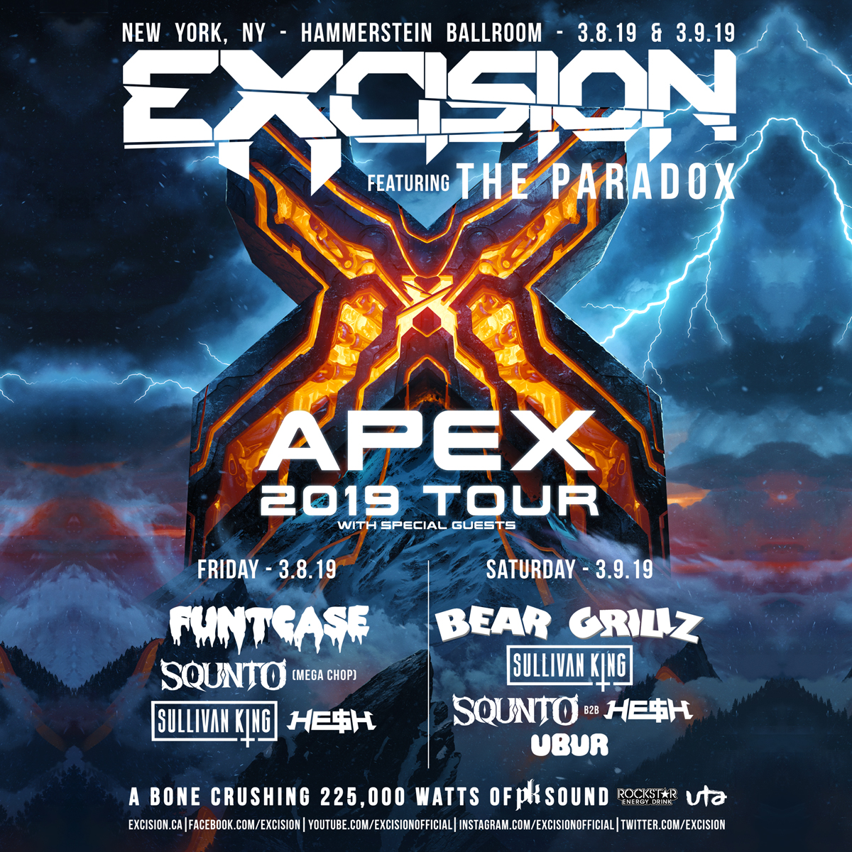 Excision Set To Shake NYC's Hammerstein Ballroom To Its Core With High ...