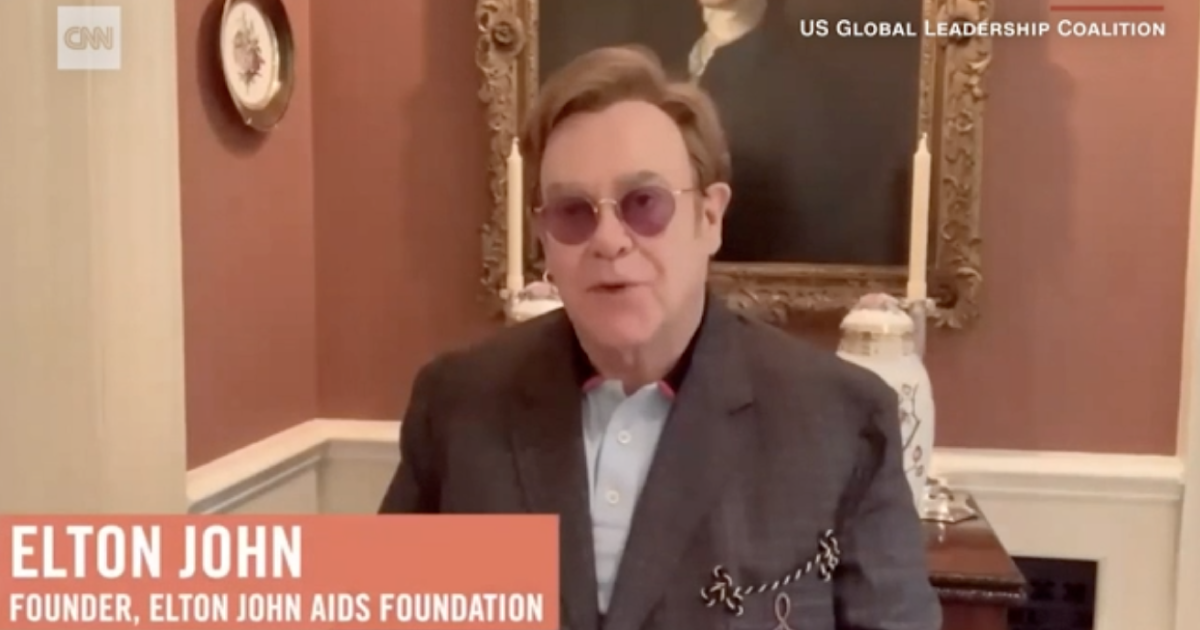 Elton John Helps Honor Dr. Fauci For His Work On HIV/AIDS Crisis
