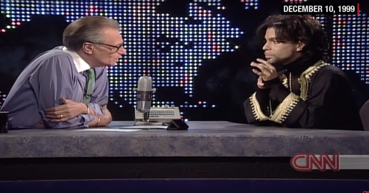 Remembering Larry King Through His 1999 Prince Interview [Full Video]
