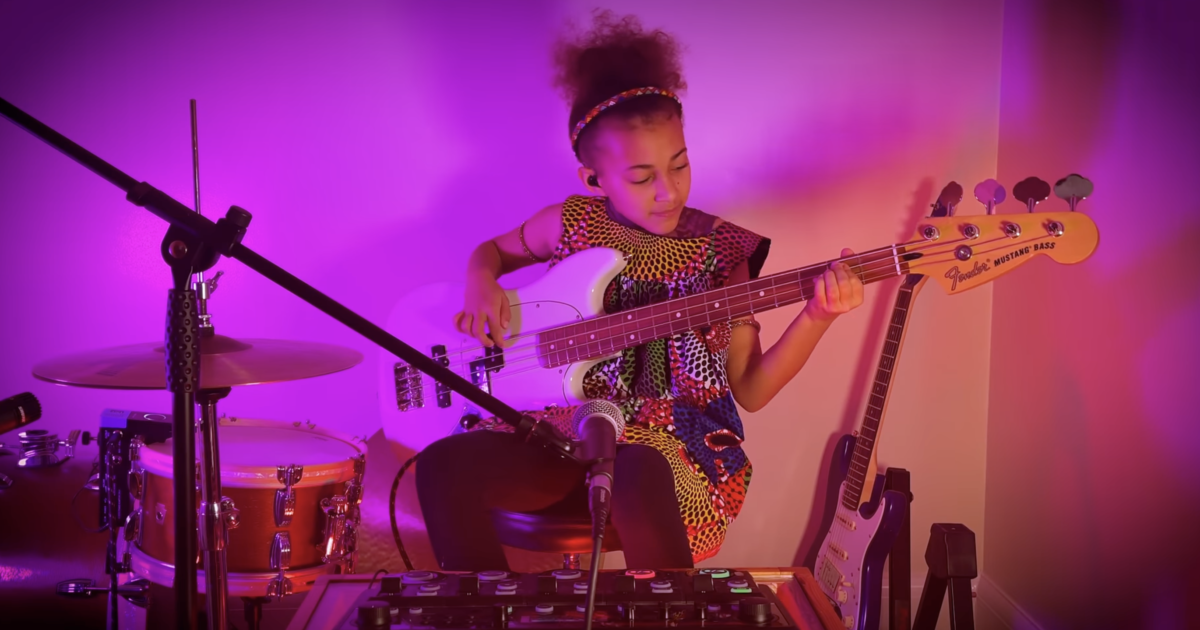 Nandi Bushell Live Loops Red Hot Chili Peppers' "Under The Bridge ...