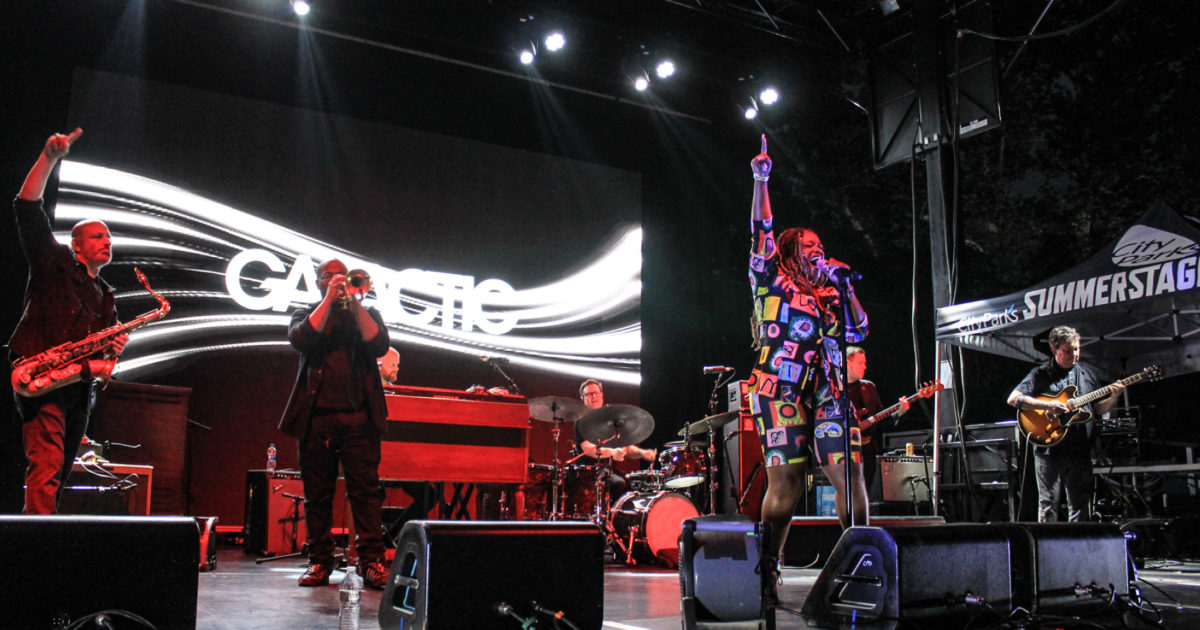 Galactic Gets Funky, MonoNeon Debuts New Solo Band At SummerStage In ...
