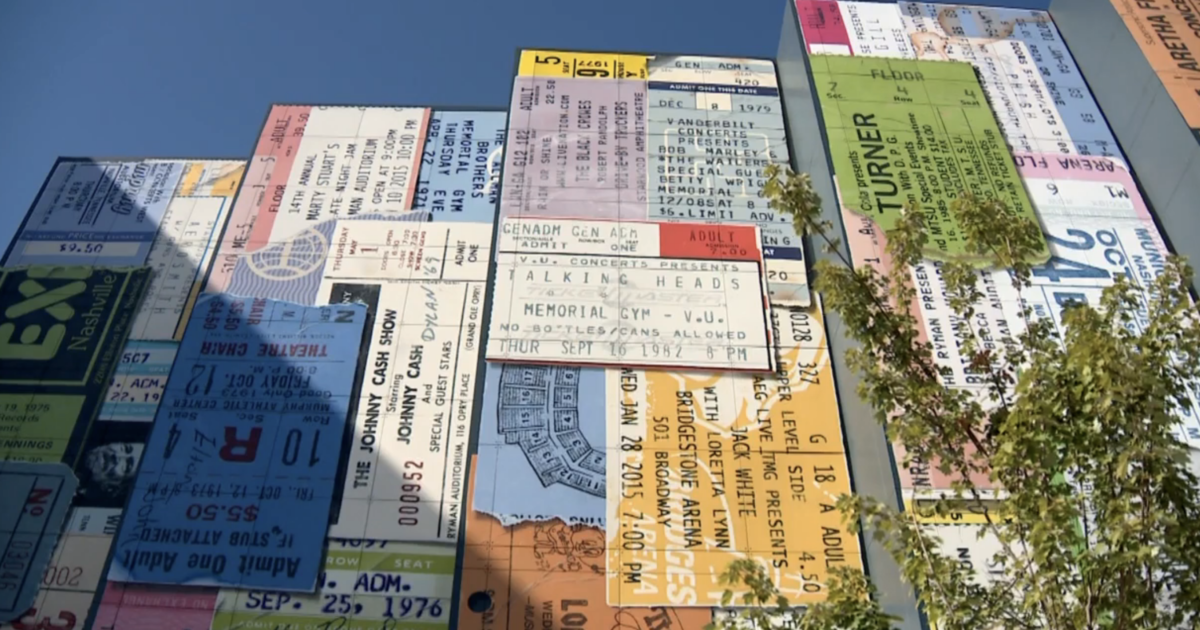 Nashville's Big Tickets Mural Immortalizes Classic Concerts With Local ...