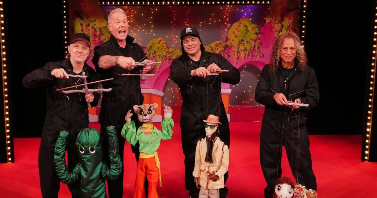 Metallica Attempts To Master Actual Puppets On 'Kimmel' [Watch]