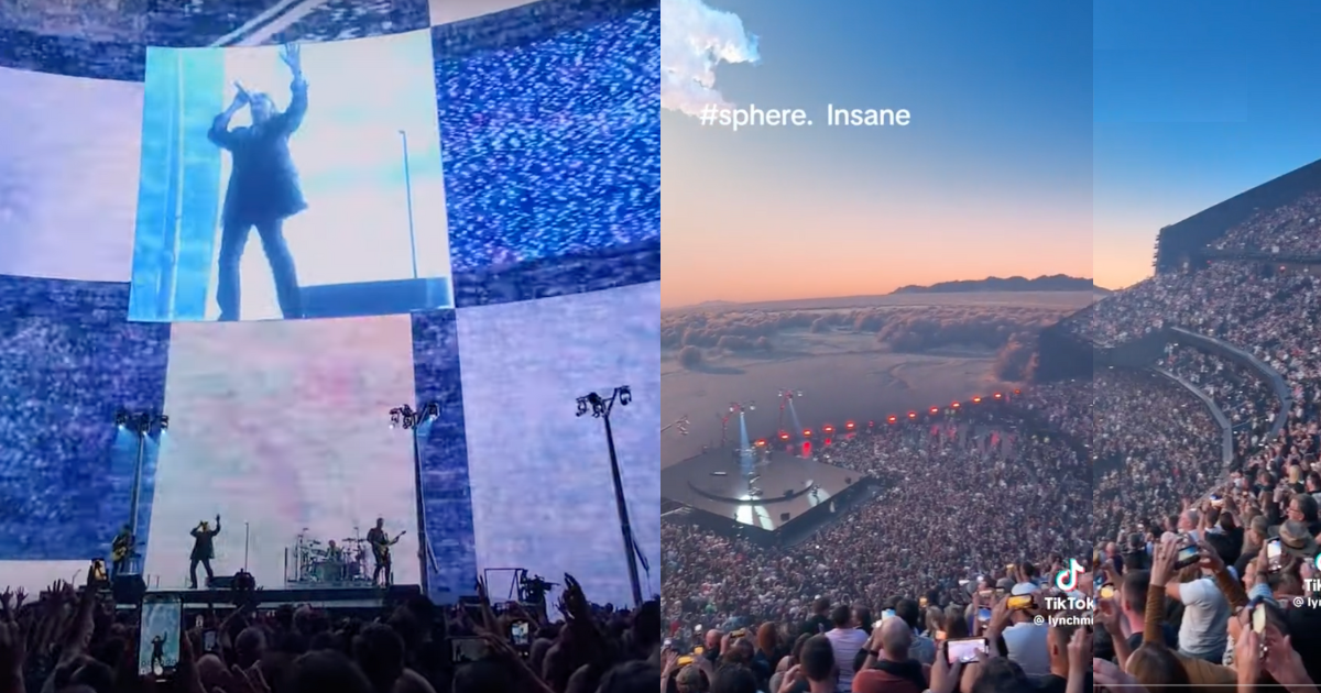 The Sphere Celebrates Opening Night With First Concert Featuring U2 ...