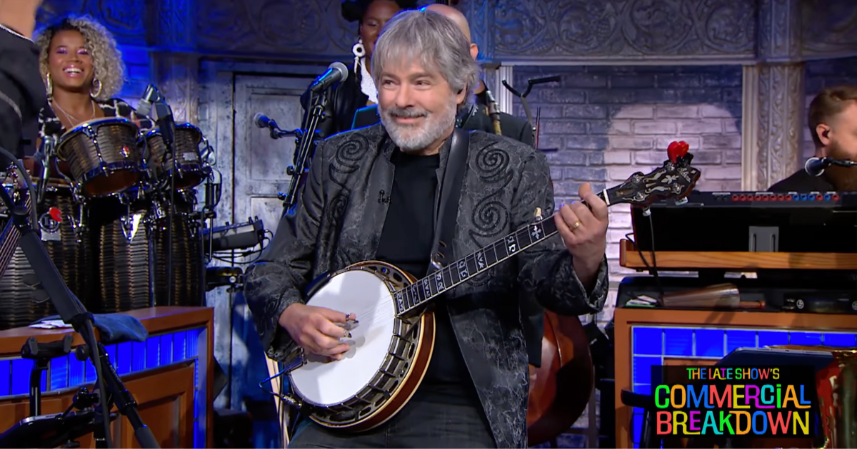Watch Béla Fleck Join Louis Cato & The Late Show Band On 'The Late Show ...