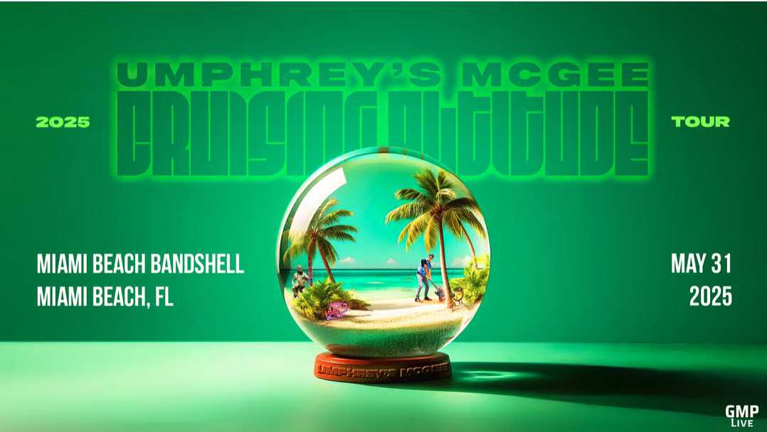 Win 4 Tickets + Merch Bundle To Umphrey’s McGee @ Miami Beach Bandshell!